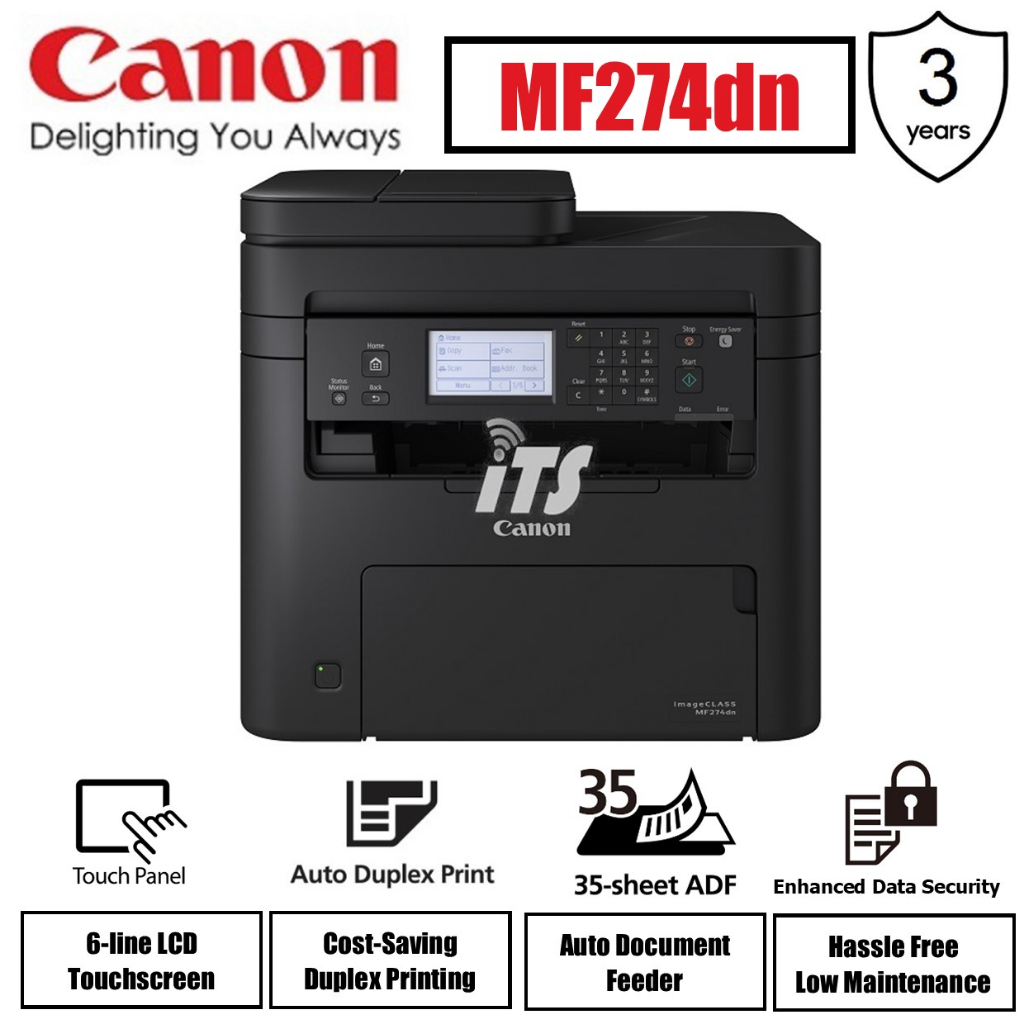 Canon imageCLASS MF274dn 4-in-1 Multifunction Printer (Print/Copy/Scan ...
