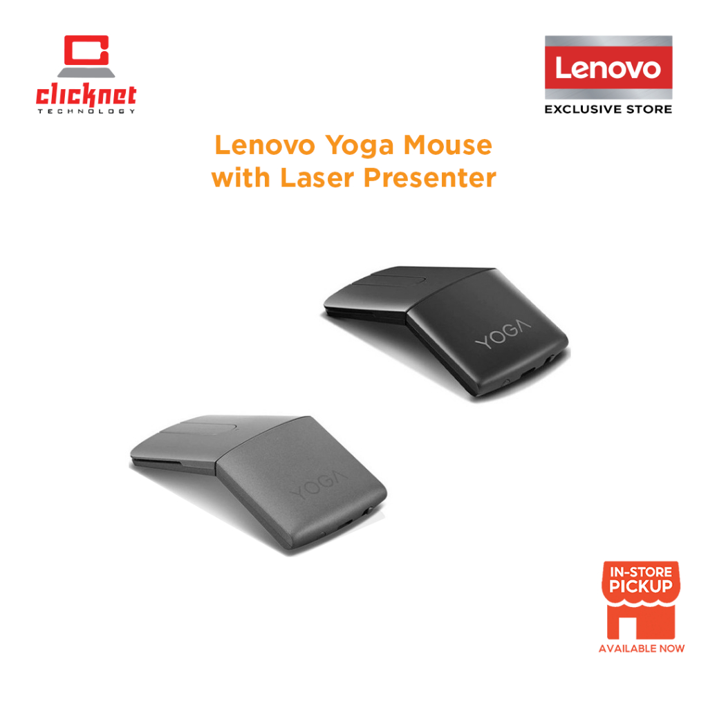 Lenovo Yoga Mouse with Laser Presenter | Shopee Malaysia