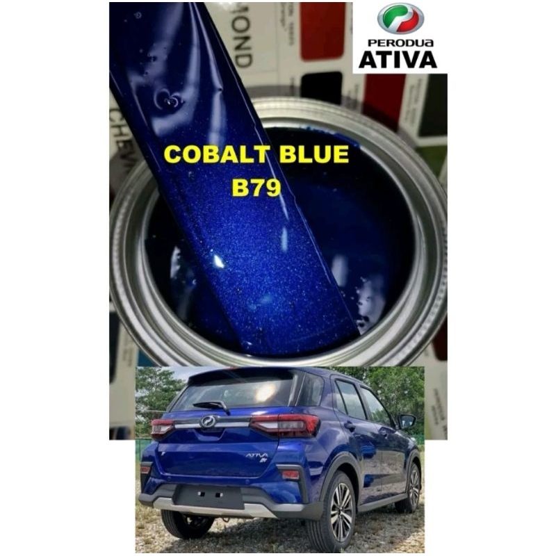 PERODUA ATIVA B79 COBALT BLUE 2K PAINT/ CAT KERETA/ CAT BANCUH | Shopee ...