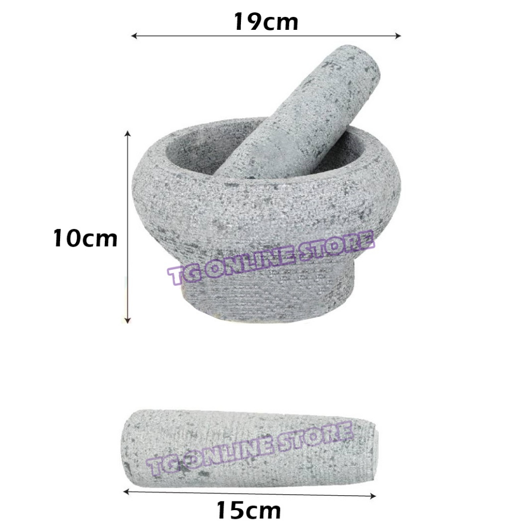 🔥READY STOCK🔥 Mortar And Pestle Set / Lesung Batu | Guacamole Salsa ...