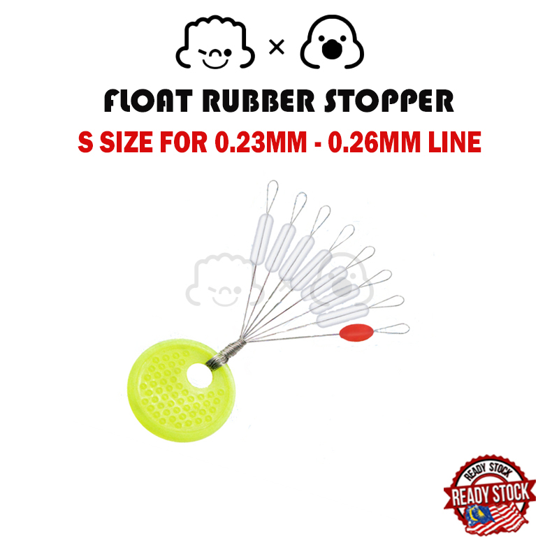 Float Rubber Stopper S size Fishing Prawn Bobber Stopper Float ...