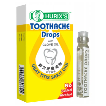 Hurix's Toothache Drop with Clove Oil 2ml | Shopee Malaysia