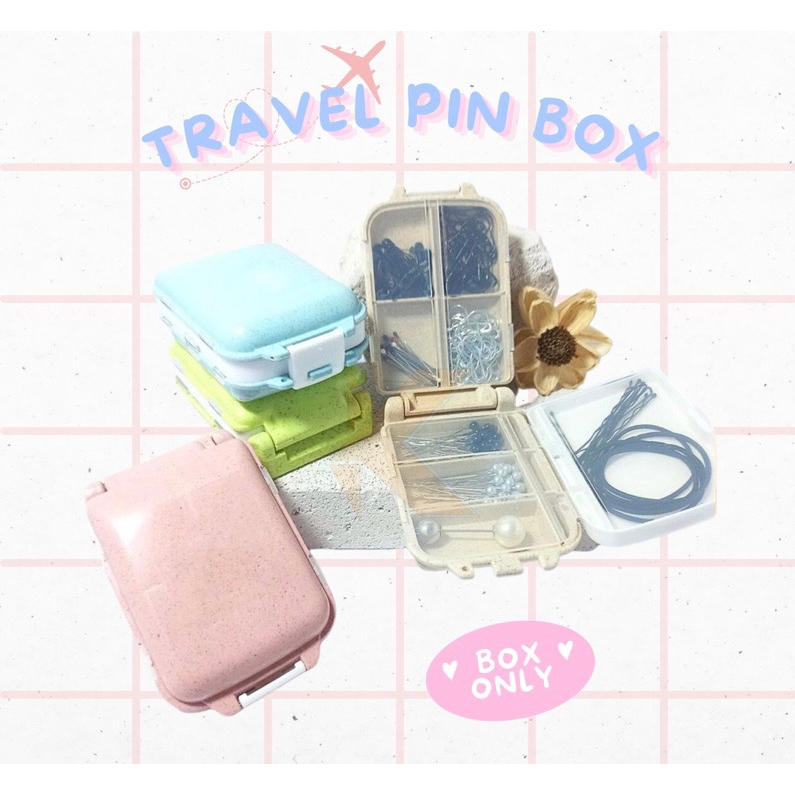 TRAVEL BOX PIN JARUM BROOCH PASTEL COLOR | Shopee Malaysia