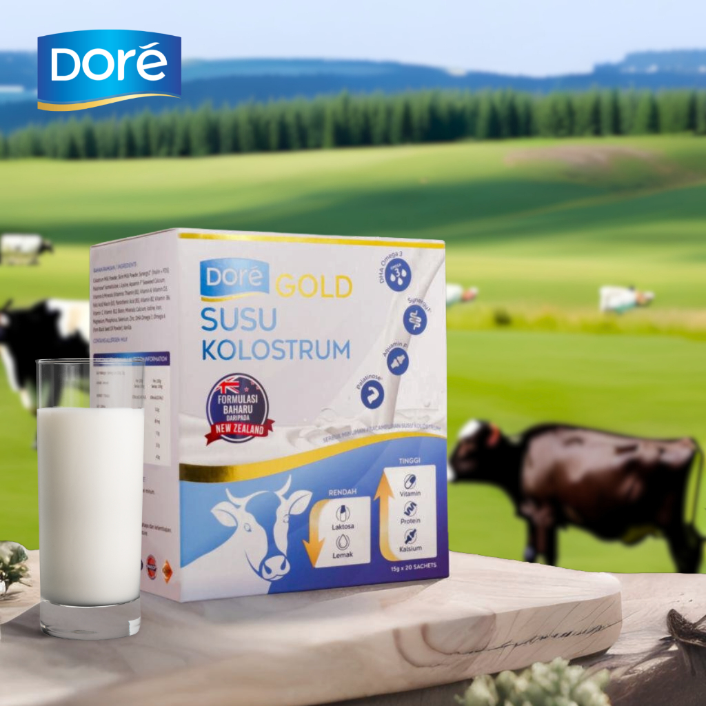 【Doré Gold】纽西兰牛初乳 Doré Gold Colostrum Milk 20sachets x 15g （14天恢复肌肤粉嫩 ...