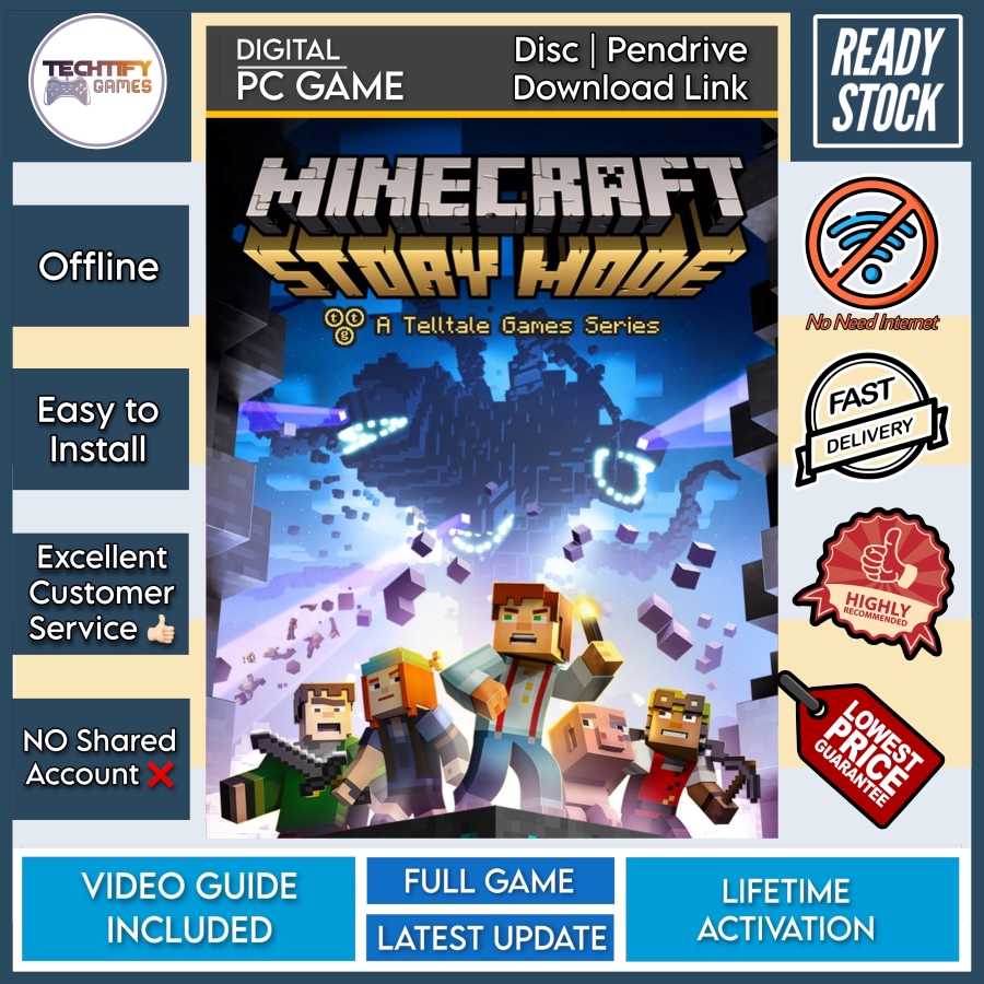 [PC Game] Minecraft Story Mode Complete Season 1 - Offline [Disc ...