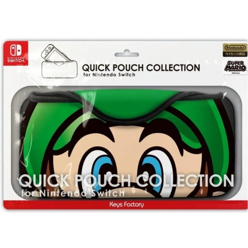 Nintendo Switch Super Mario Quick Pouch Collection (Luigi) | Shopee ...
