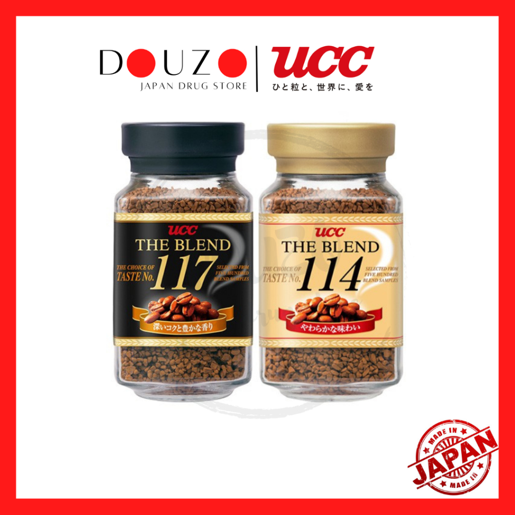 UCC instant coffee The Blend No.117 & No. 114 Made in JAPAN | Shopee ...