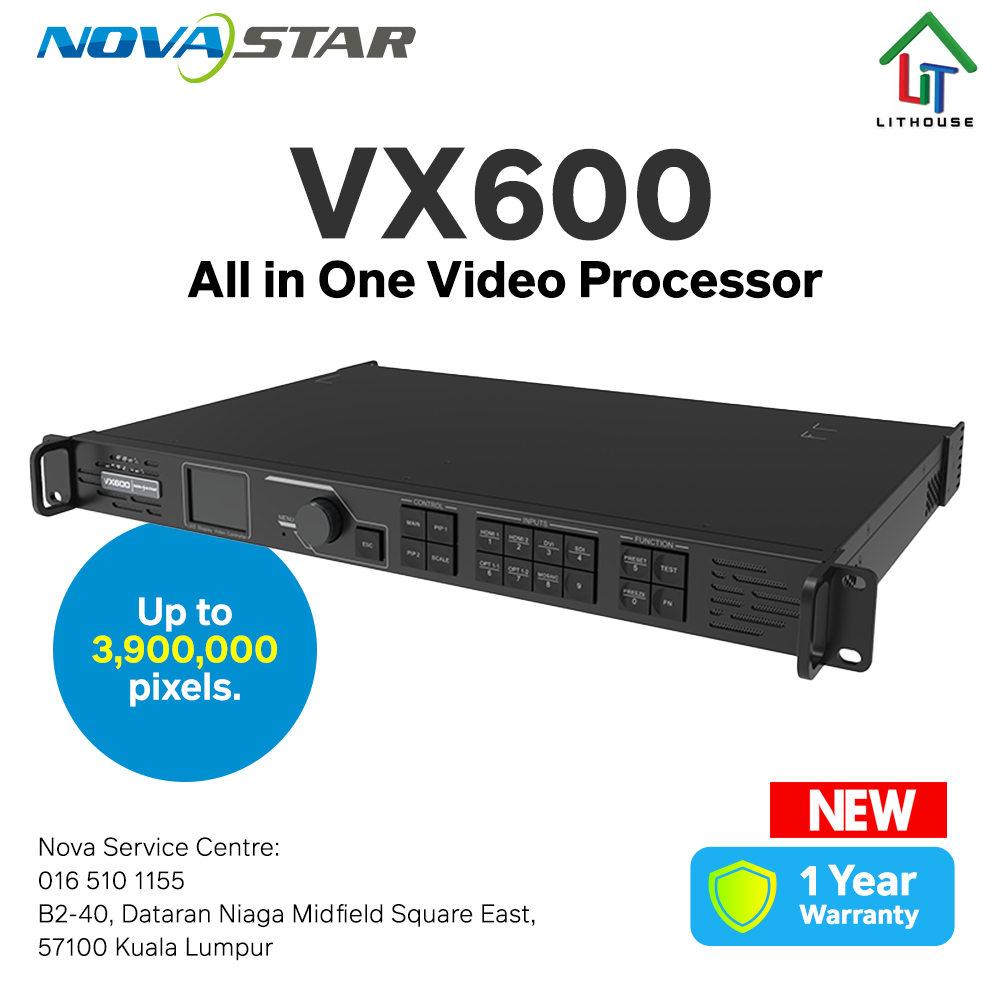 LED Processor Novastar VX600 with Flight Case | Shopee Malaysia