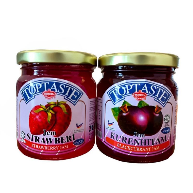 Top Taste Jam Strawberry / Cranberry 240g | Shopee Malaysia