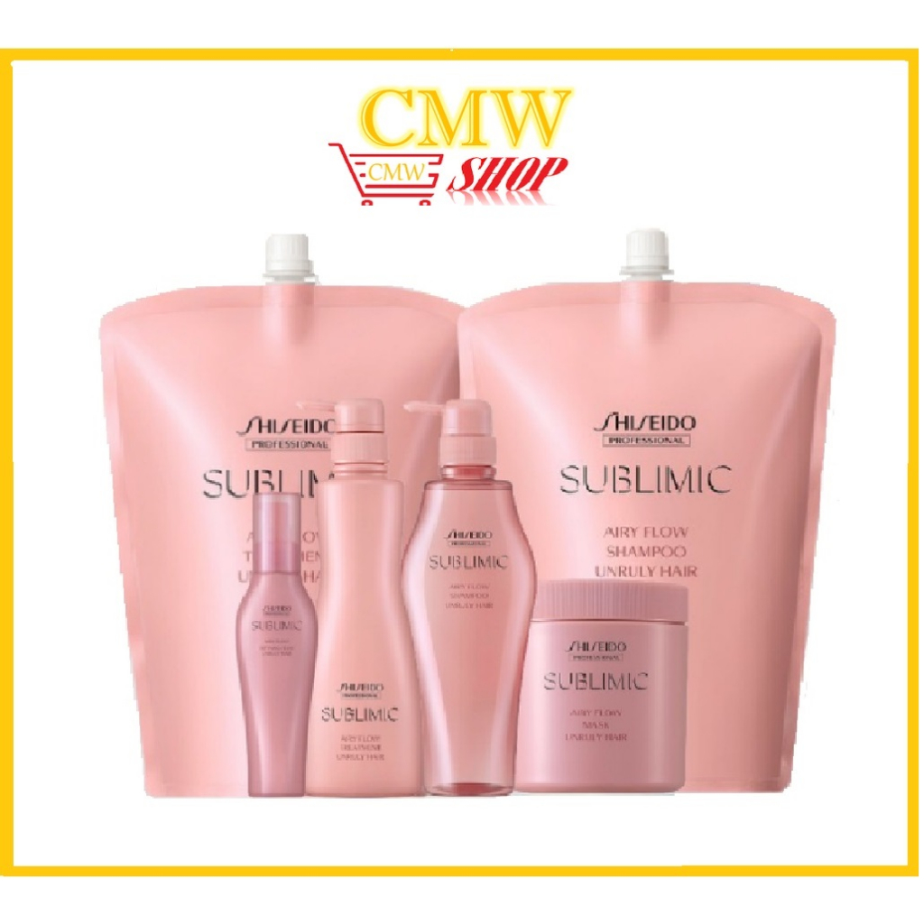 Shiseido Airy Flow Sublimic Shampoo / Treatment / Mask / Serum/Thick 125ml/200ml/250ml/450ml ...