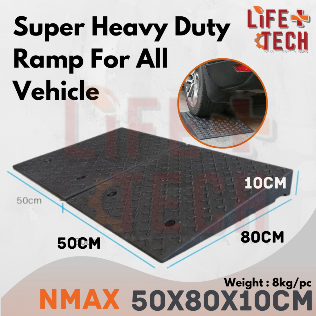 Heavy Duty Rubber Ramp / Tanjakan Getah / 耐用橡膠斜坡, 10cm, 11cm, 12cm ...