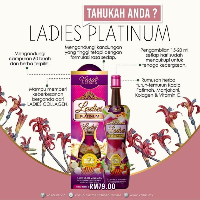 V'ASIA LADIES PLATINUM 500ML | Shopee Malaysia
