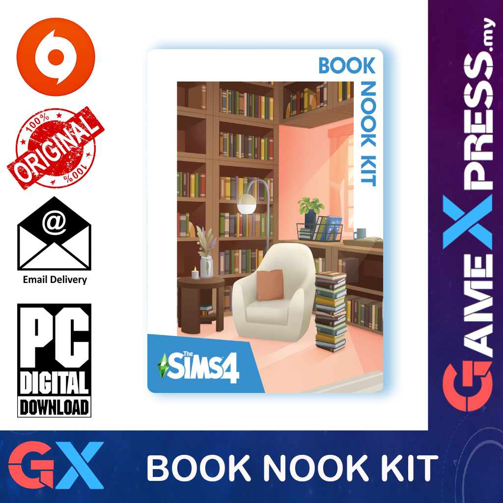 The Sims 4 Book Nook Kit PC / Mac Game Origin Platform - TS4 | Shopee ...