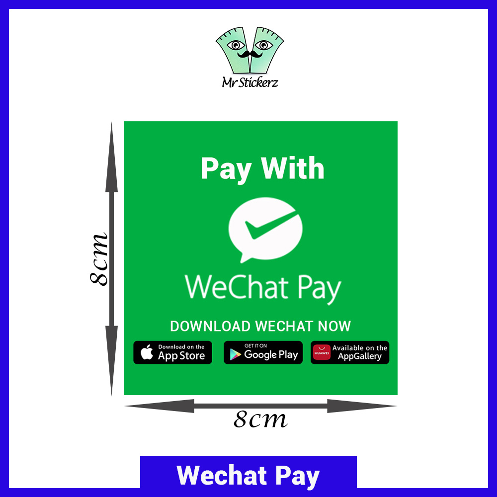 Ewallet/ Card Payment Sticker High Sticker Quality Long Lasting Touch N ...