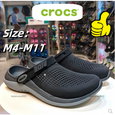 【Size M4-M11】 Crocs LiteRide Second generation Shoes Men's sandals duet ...