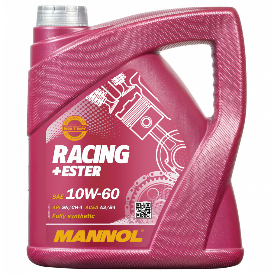 ORIGINAL MANNOL RACING + ESTER 10W60 7902 4L FULLY SYNTHETIC | Shopee ...