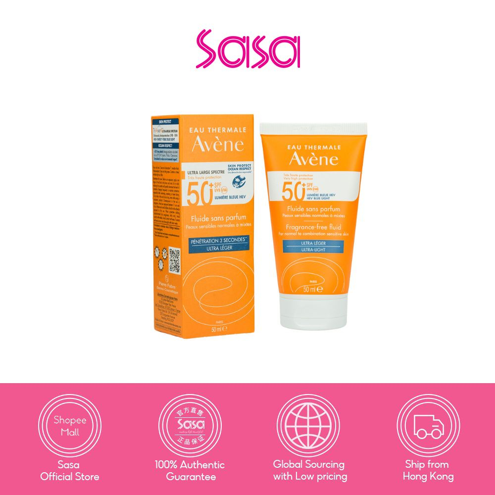 Avene Suncare Fluid SPF50+ Hev Blue Light 50ml | Shopee Malaysia