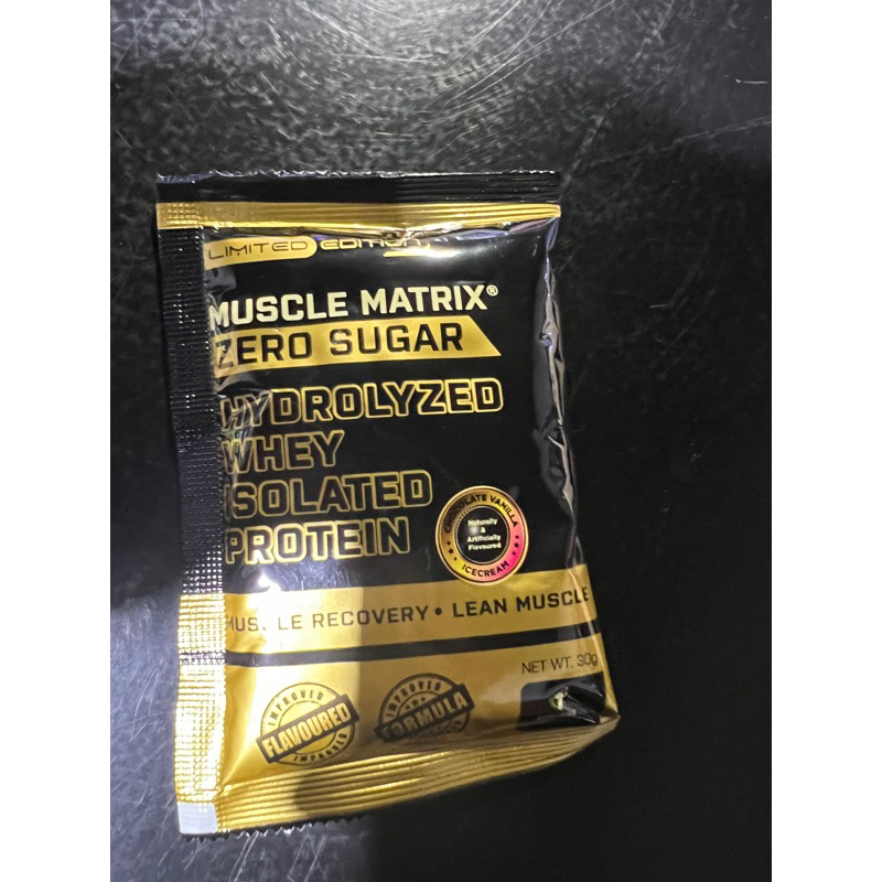 Muscle Matrix Hydrolyzed Whey Protein Isolate 1 sachet [ 30 g = 1 ...