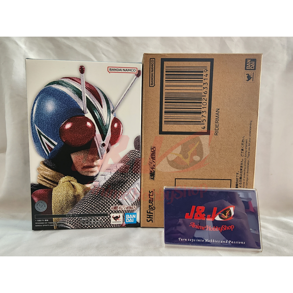 S.H.Figuarts SHF (SHINKOCCHOU SEIHOU) Kamen Rider V3 Riderman | Shopee ...