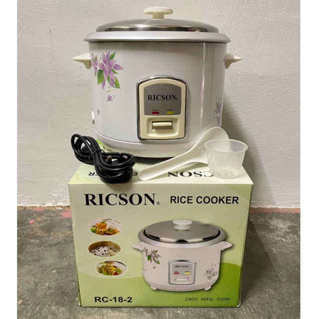 Ricson Rice Cooker ( RC-18-2 ) | Shopee Malaysia