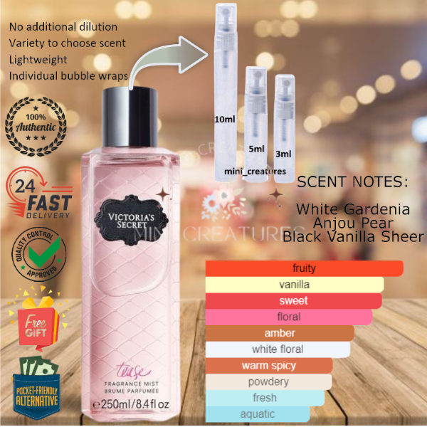 Original Victoria's Secret Coco mist, Bombshell & Tease Fragrance Fine ...
