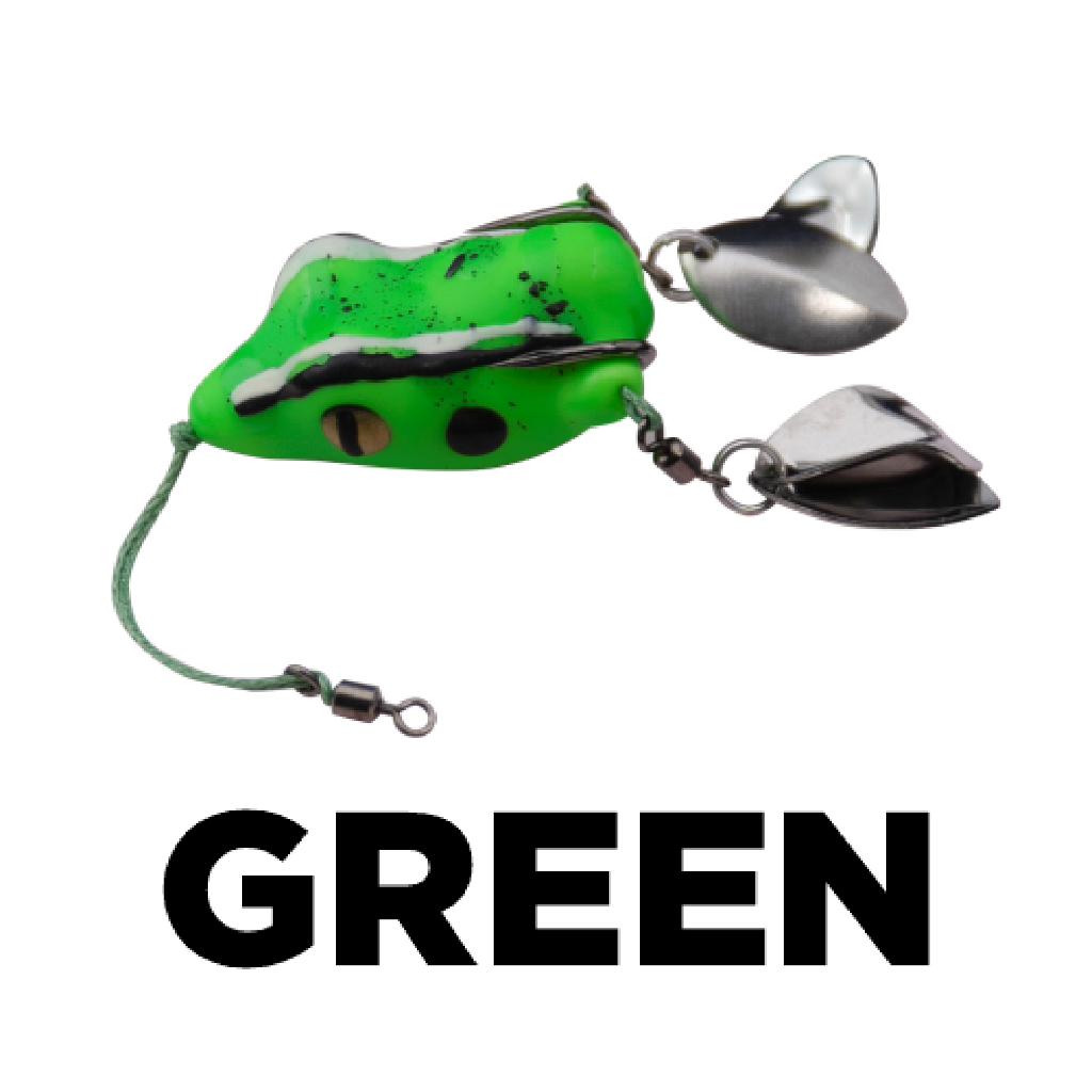 EXP RUMBA Frog Soft Rubber Frog Expert For Snakehead Hunter Haruan ...