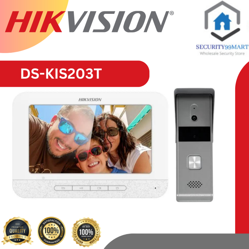 Hikvision DS-KIS203T 4 wire Analog Weatherproof Video Intercom | Shopee Malaysia