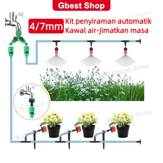 Garden Auto Water Irrigation Plant Dripping System Drip Kit with Mist ...