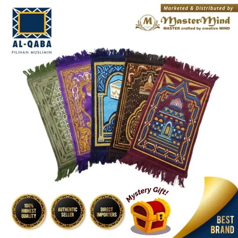 Sejadah Baldu Random Dising with BOX doorgift hadiah Turki 35×65cm 5mm ...