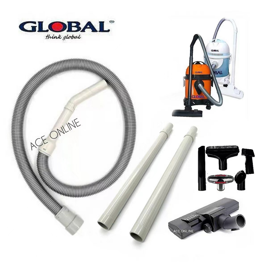 Global 3 in 1 Wet & Dry Vacuum Cleaner Hose / Extension Tube / Nozzle ...