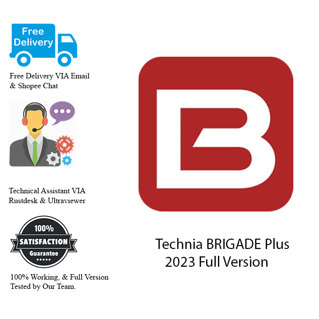 Technia BRIGADE Plus 2023 Full Version | Shopee Malaysia