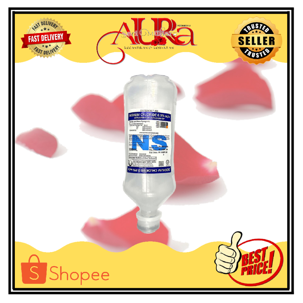 INFUSOL Sodium Chloride 0.9% w/v Intravenous infusion BP Normal Saline ...