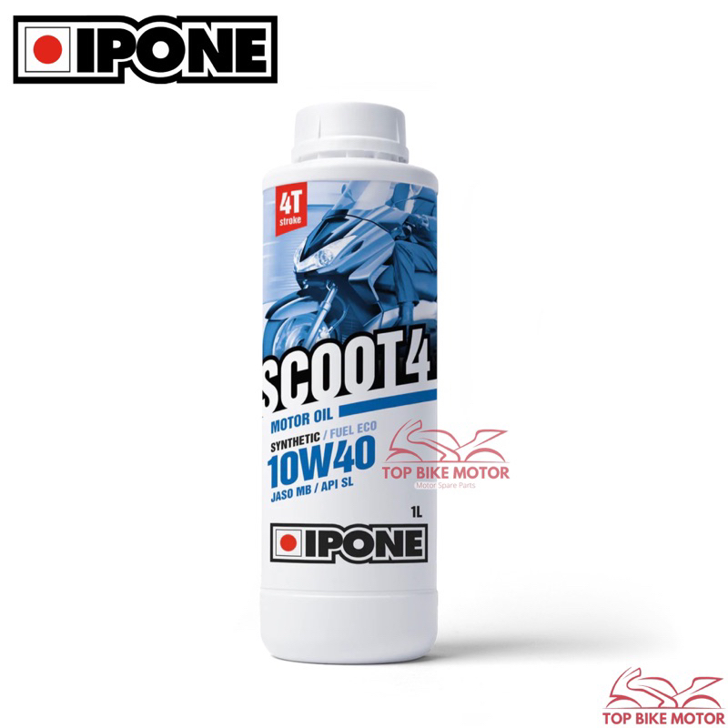 IPONE MOTOR OIL SYNTHETIC 1 LITRE 10W40 SCOOT 4 IPONE LUBRICANT MOTOR ...