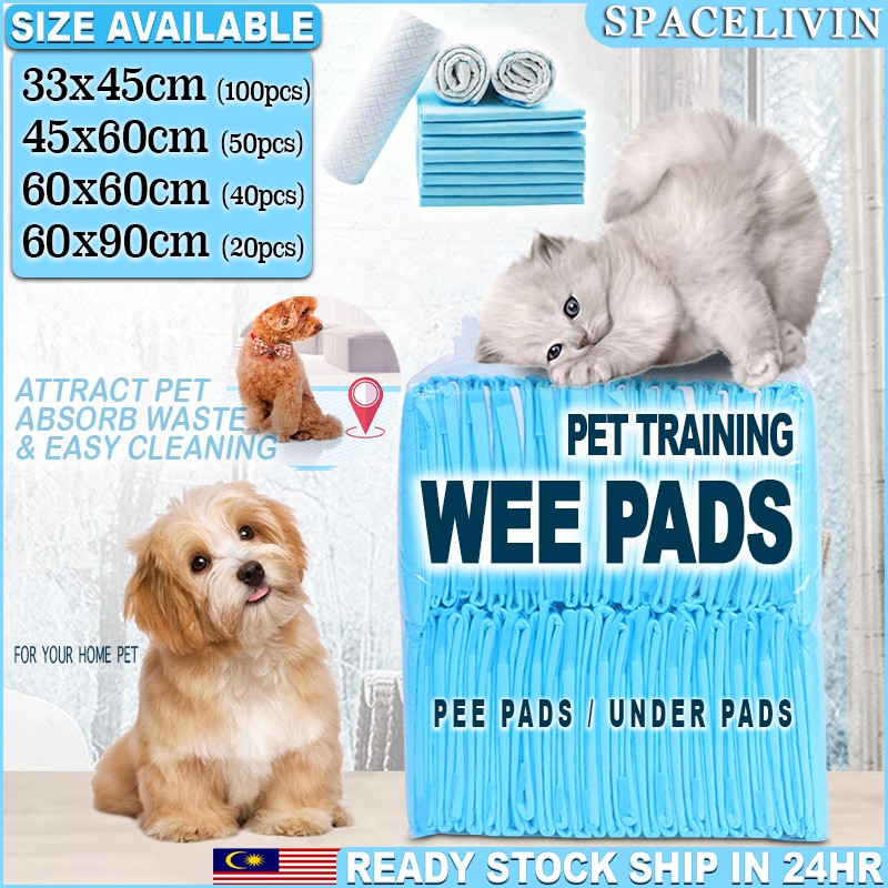 🐶 READY STOCK🐱 Pet Diaper Disposable Pee Pad Dog Pad Wee Pad Pet Pad ...