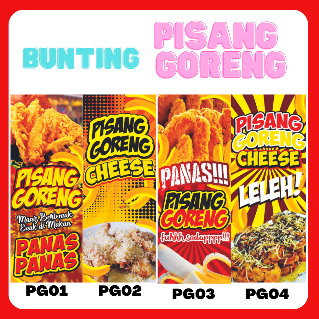 Streamer Pisang Goreng Cheese | Shopee Malaysia
