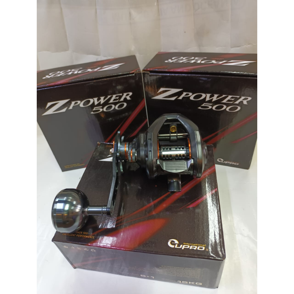 EUPRO Z POWER 500 (LEFT) CASTING JIGGING REEL | Shopee Malaysia
