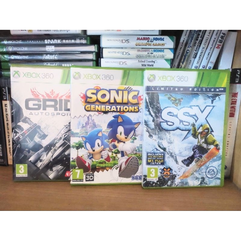 (Original Xbox 360) Sonic Generations, Grid Autosport, SSX (Xbox One ...