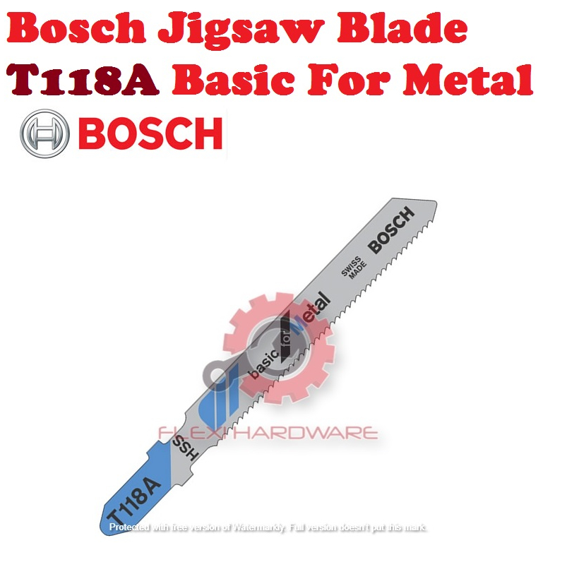 Bosch Jigsaw Blade T118A Basic For Metal | Shopee Malaysia