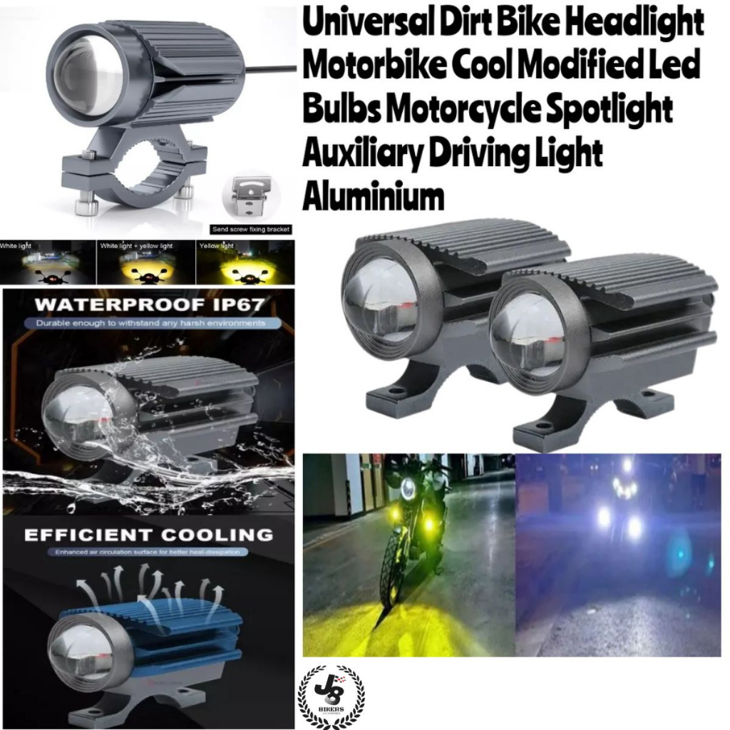 Universal Dirt Bike Headlight Motorbike Cool Modified Led Bulbs ...