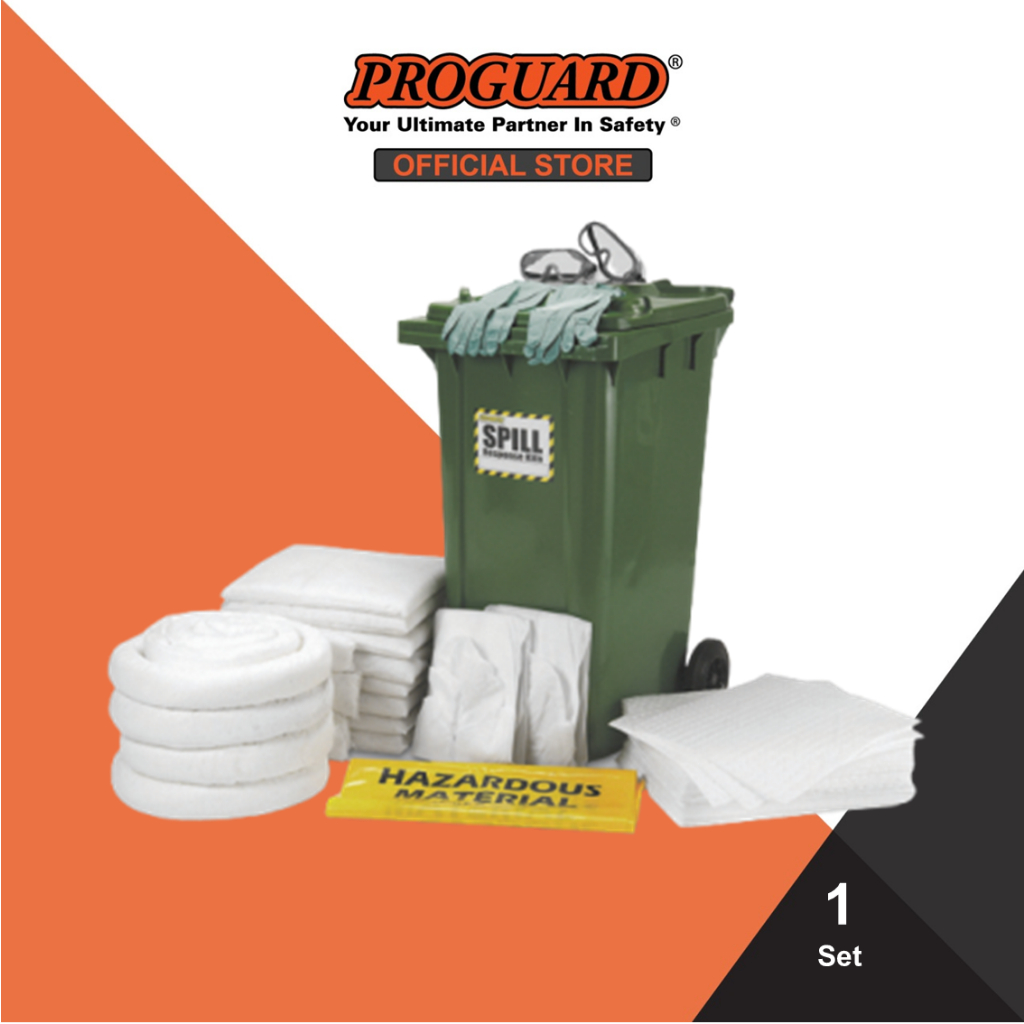 Proguard 240 Litre Dispenser Spill Kit Cart - Oil Only | Shopee Malaysia