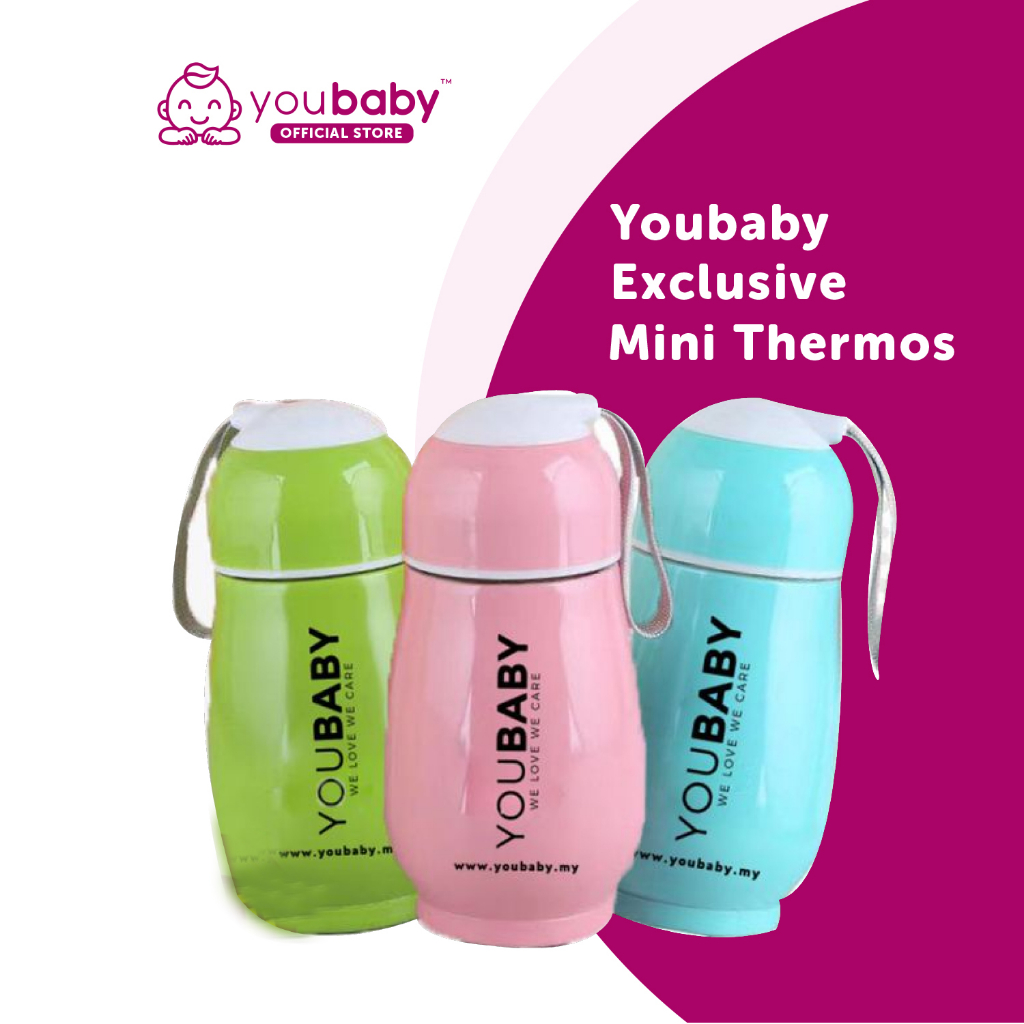YOUBABY Baby Mini Thermos Stainless Steel Vacuum Penguin Flask Bottle ...