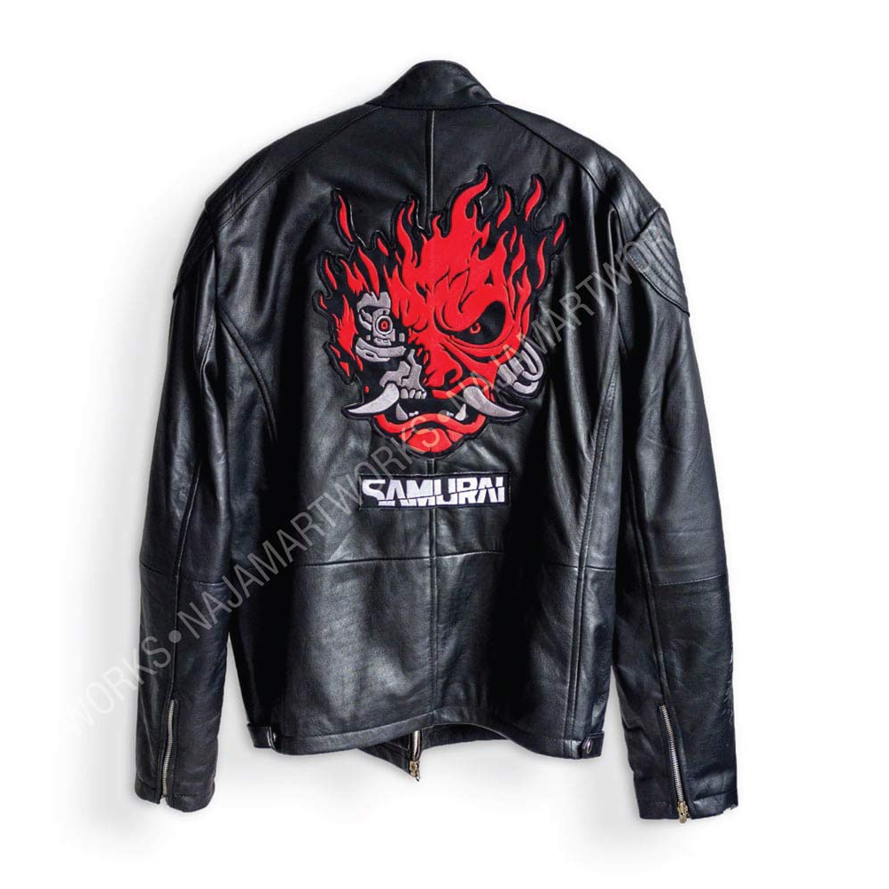 Cyberpunk 2077 embroidered Samurai patches Character V Samurai Leather ...