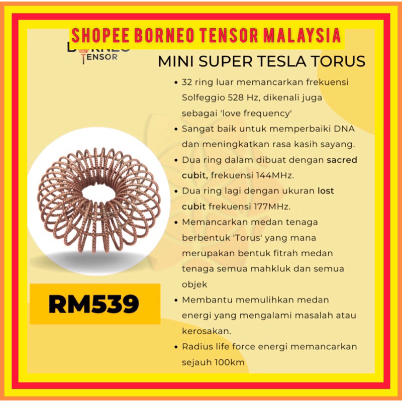 MINI SUPER TESLA TORUS/POWERFUL ENERGY COVER 100km/Tensor Ring/5G ...