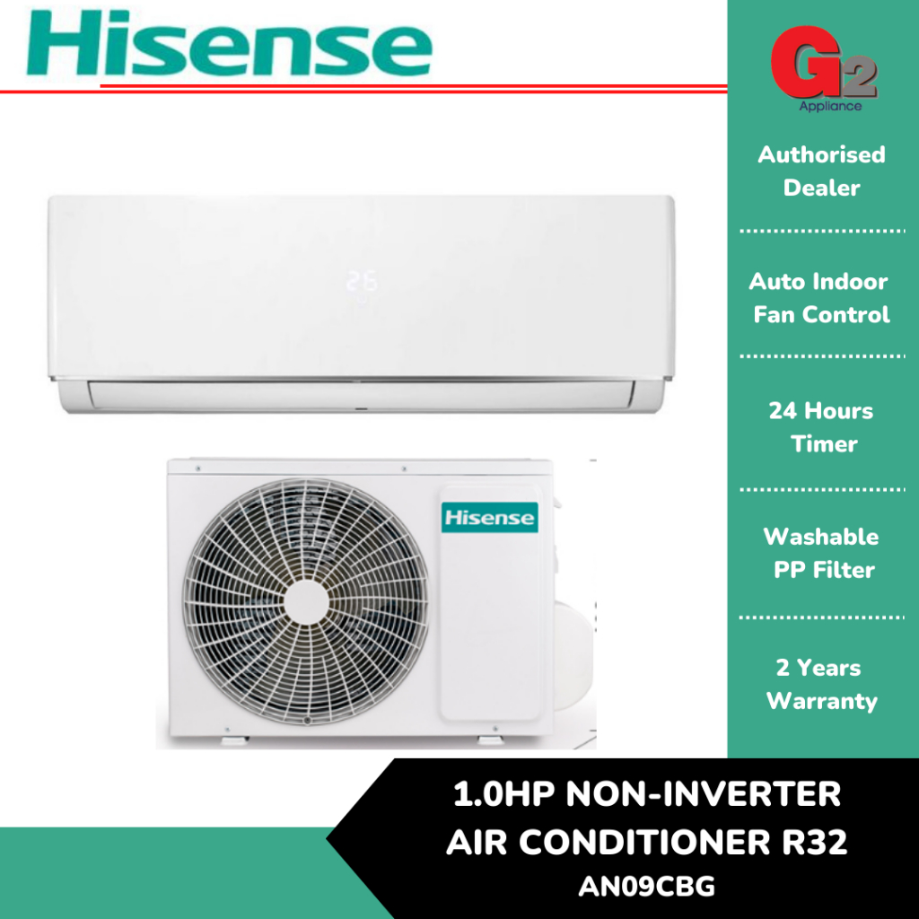 Hisense AN-09CBG / HAIER HSU-10LPB23 (ioner)[1HP Non-Inverter Air Cond ...