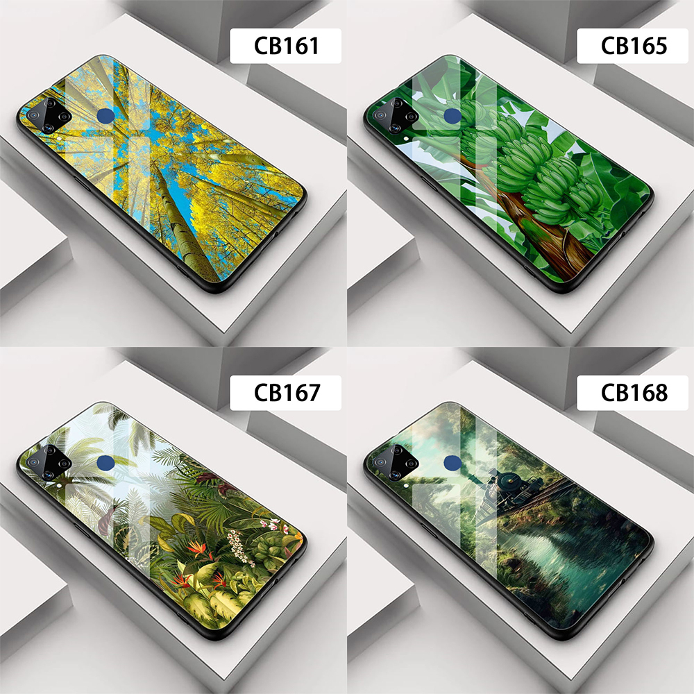 PC Plexiglass Back Case Nature Series Realme C75/C63 / C61(4G)/Realme C25S/C25/C12/C51/C53/C55 ...