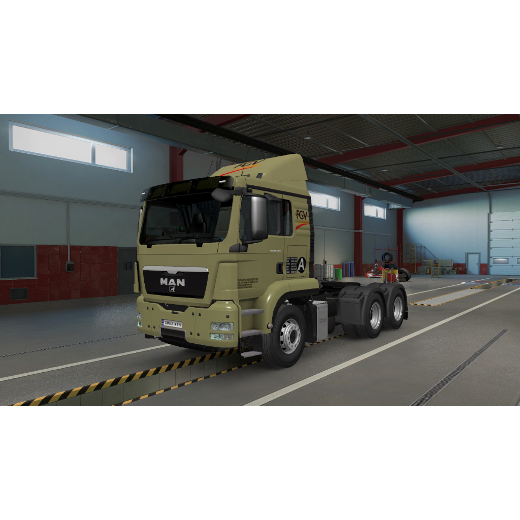 Euro Truck Simulator 2 ETS2 MAN TGS Euro 5 Skin [FGV] | Shopee Malaysia