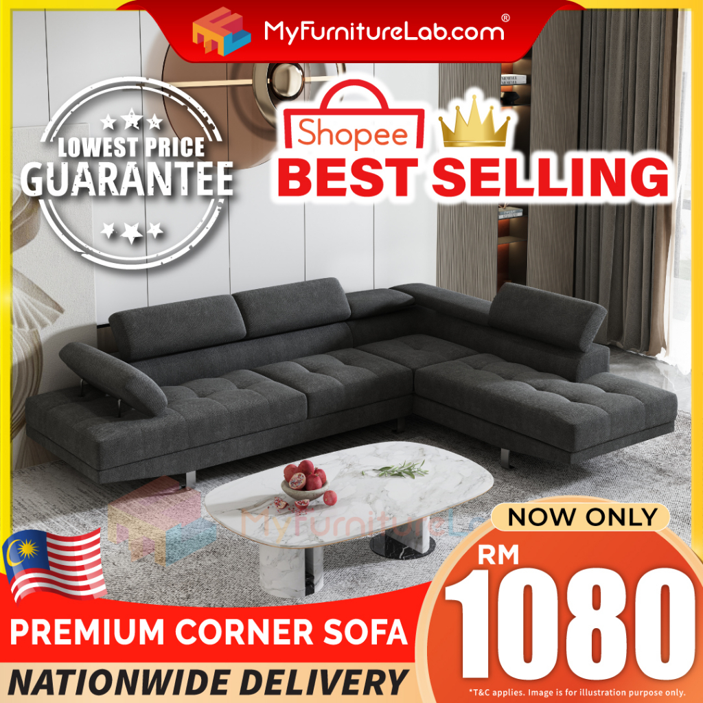 【PRE-ORDER,DELIVER 20/6/24】𝐌𝐘𝐅𝐔𝐑𝐍𝐈𝐓𝐔𝐑𝐄𝐋𝐀𝐁®: MONROE L Shape Sofa L Shape ...
