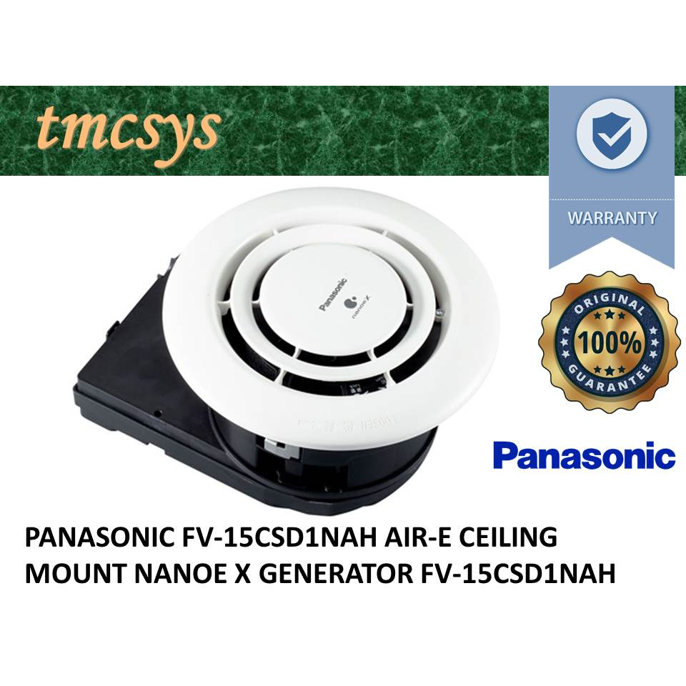 PANASONIC FV-15CSD1NAH FV-15CS AIR-E CEILING MOUNT NANOE X GENERATOR FV-15CSD1 AIR PURIFIER ...