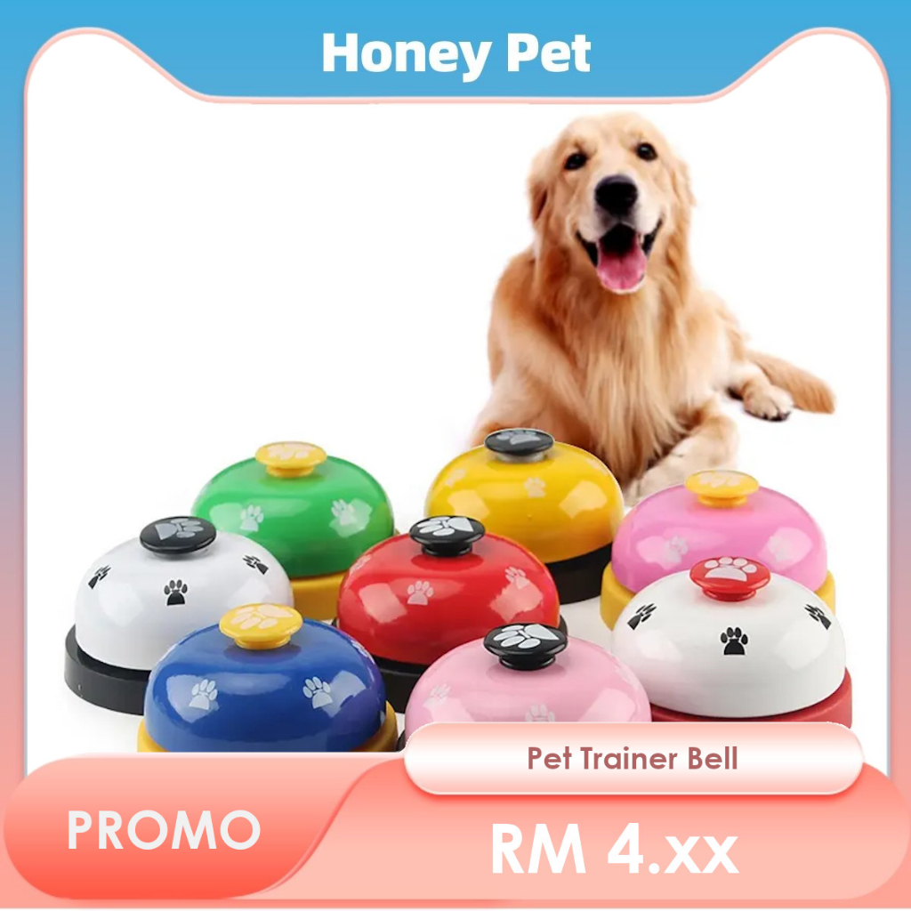Pet Bell Trainer Dogs Cats Training Toy Bell Supplies Bells Training ...