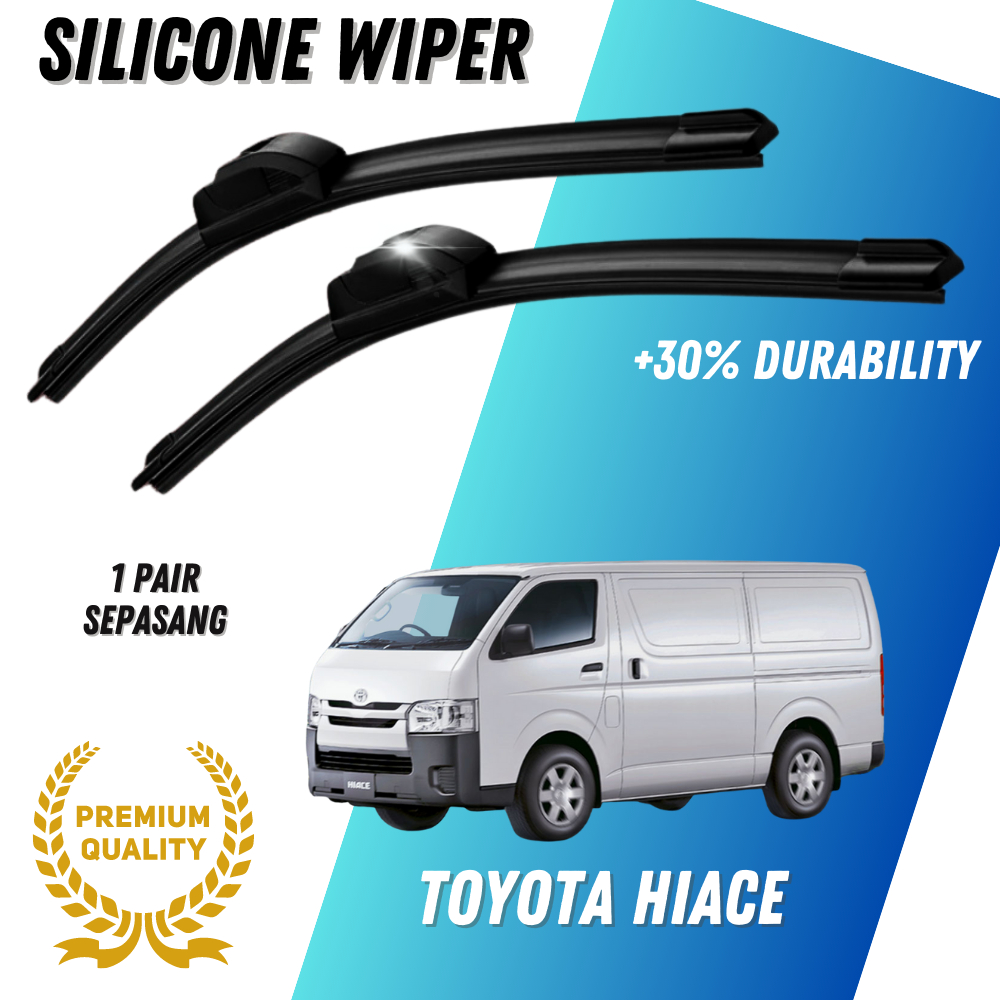 PREMIUM 】TOYOTA HIACE SILICONE SOFT BONELESS WIPER BLADE (2005-2020 ...